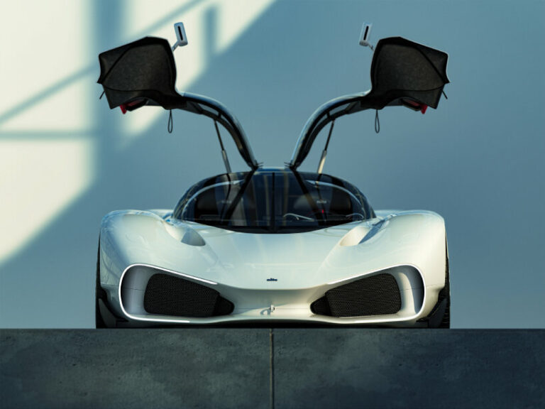 NILU hypercar revives the style of muscle drift vehicles and F1 racers ...