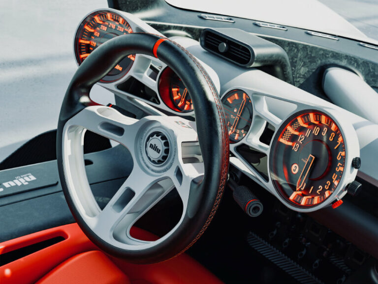 NILU hypercar revives the style of muscle drift vehicles and F1 racers ...