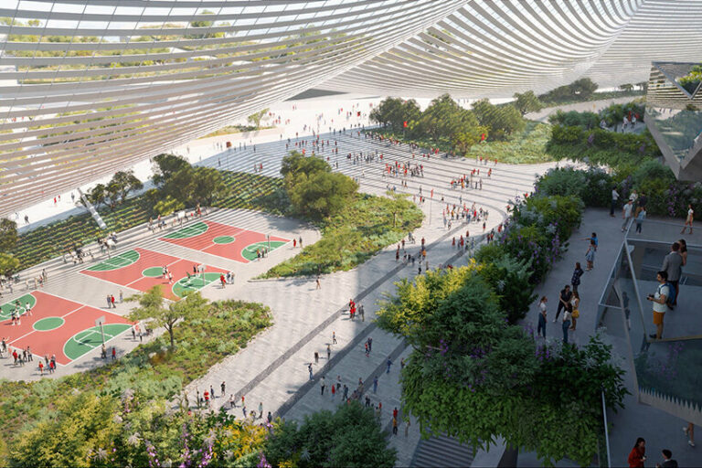 world's largest football stadium to be shrouded in a 'tent' roof in morocco