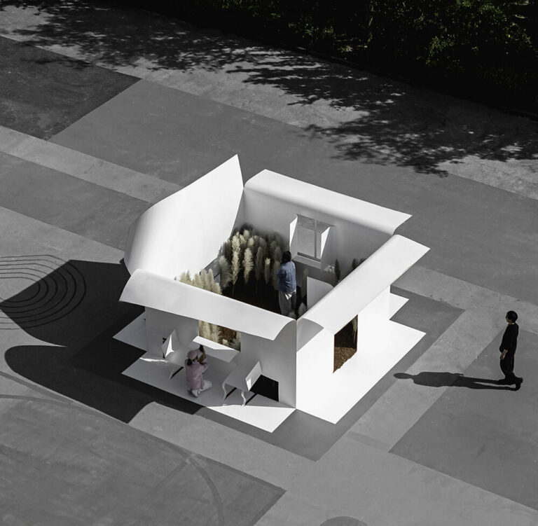 IM design's paper space installation evokes urban exiles & folded ...