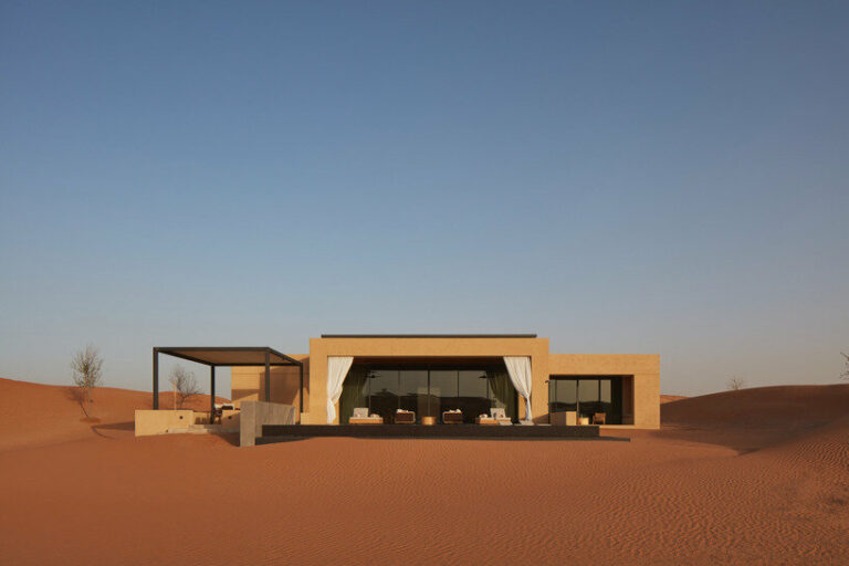 signature villas by H+A bring desert house tradition to the sand dunes ...