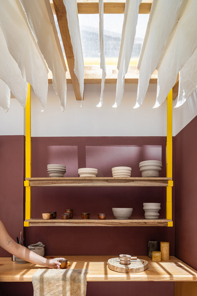 1028arq turns 12-square-meter terrace into ceramics studio under dome ...