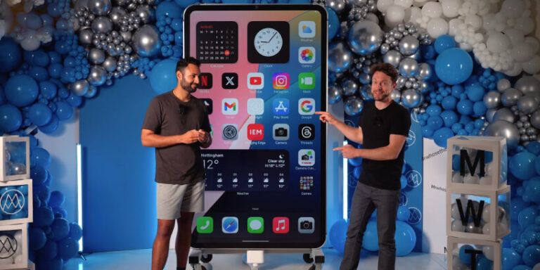 biggest iPhone 15 pro max in the world has 88-inch OLED screen, and it ...