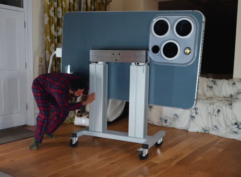 biggest iPhone 15 pro max in the world has 88-inch OLED screen, and it ...