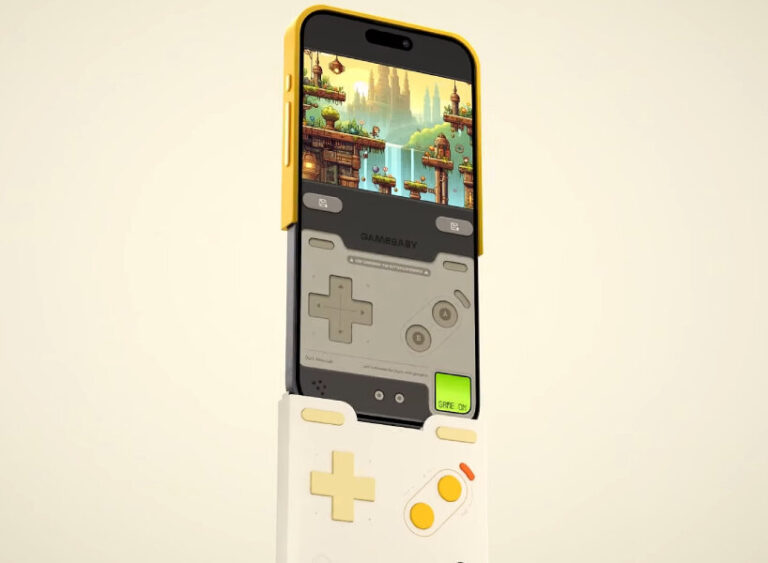 detachable protective case ‘gamebaby’ turns iPhone 15 and 16 pro max ...