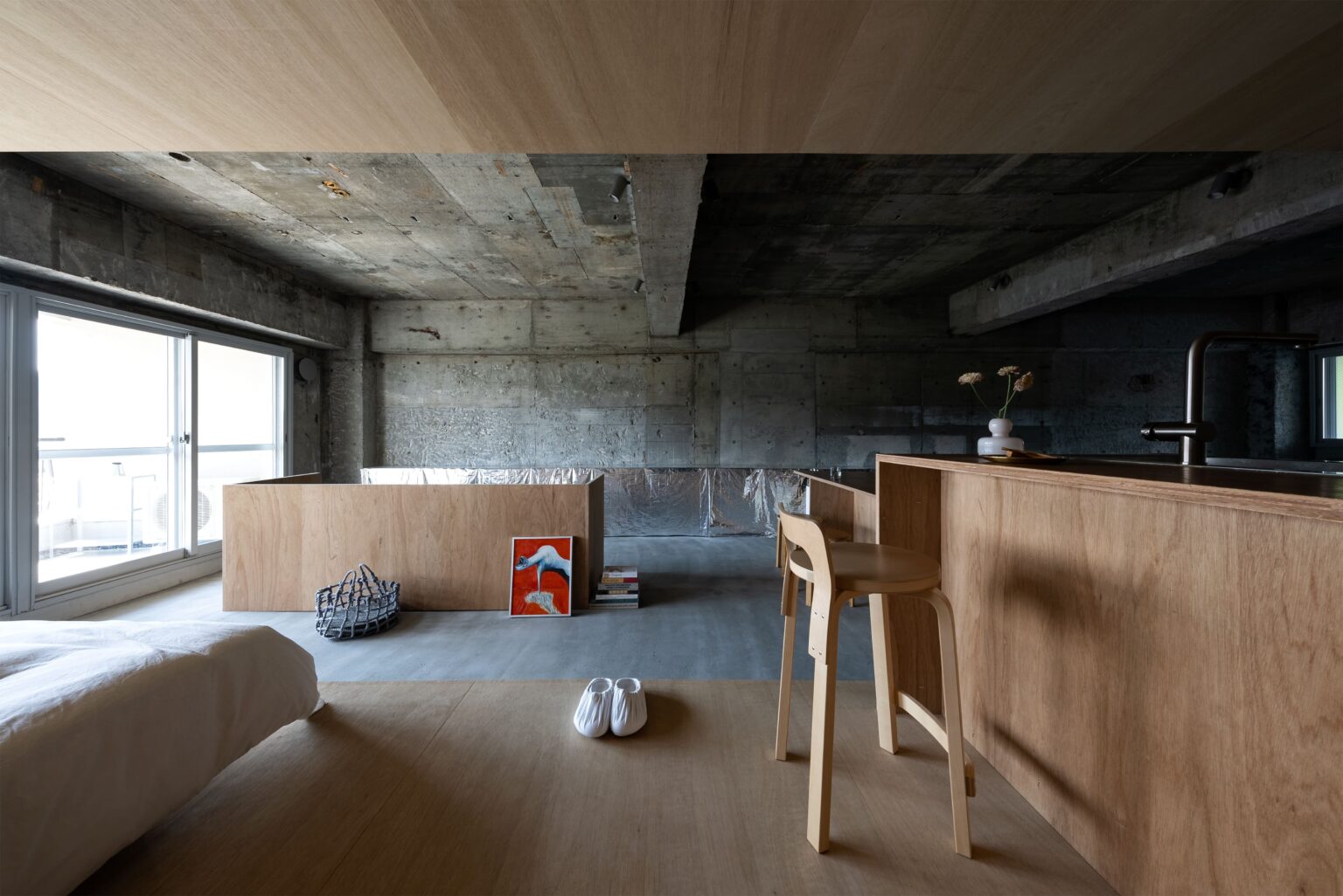 play of light and shadow floods japanese apartment by masato takahashi ...
