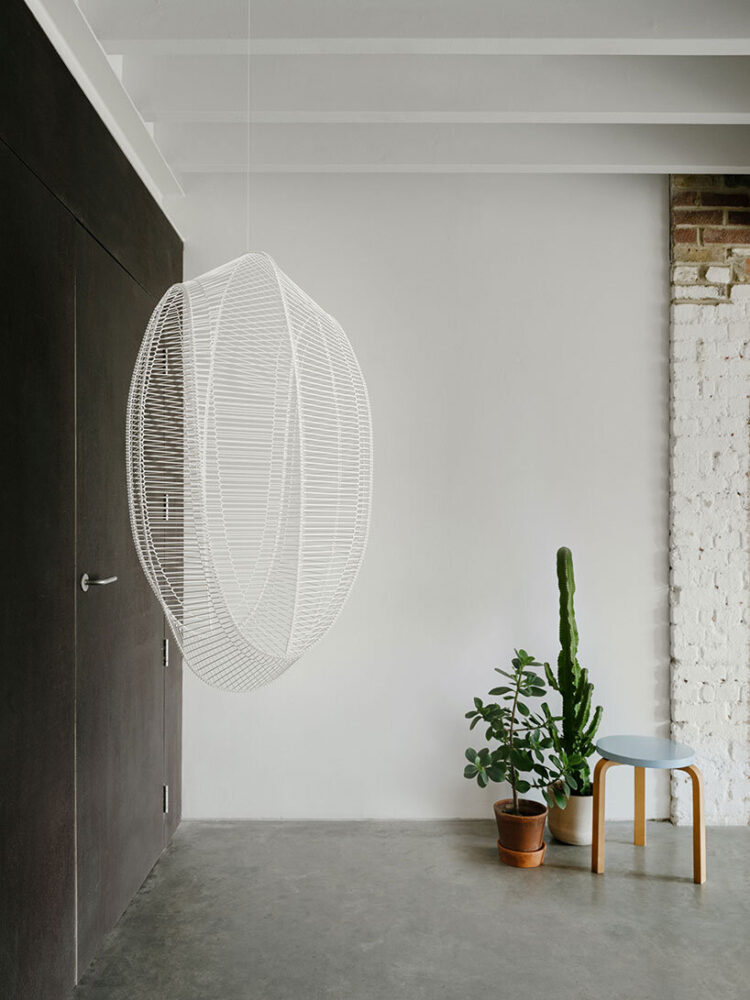 raw edges introduces eco-conscious sculptural mesh lighting series at ...