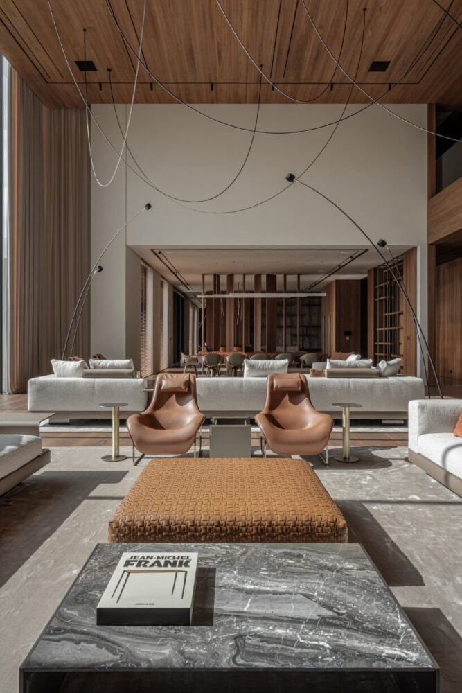 rugged basalt and aging steel intertwine to shape YODEZEEN's sierra house near kyiv