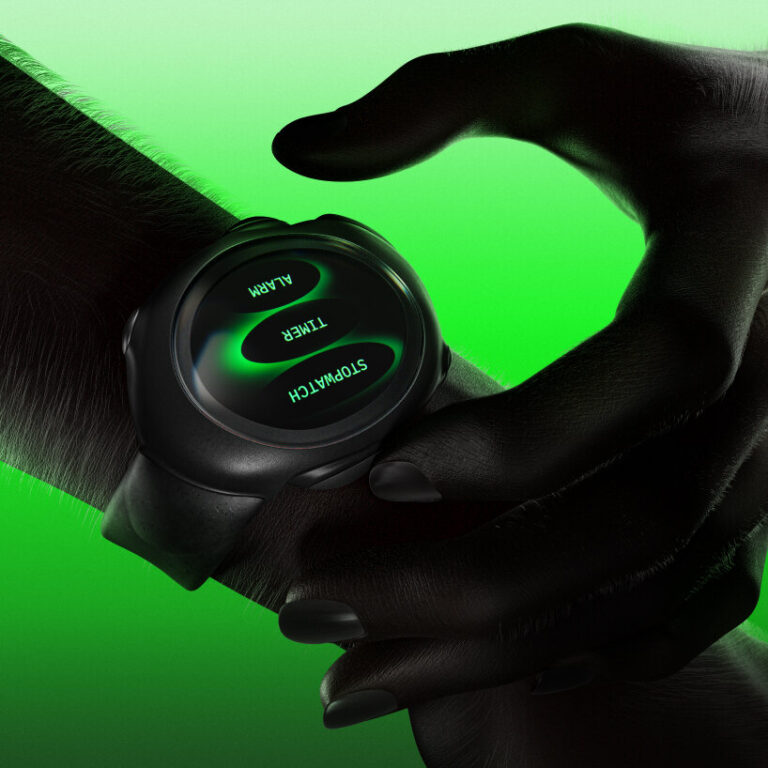 with sci-fi elements and organic form, ALIEN smartwatch channels space ...