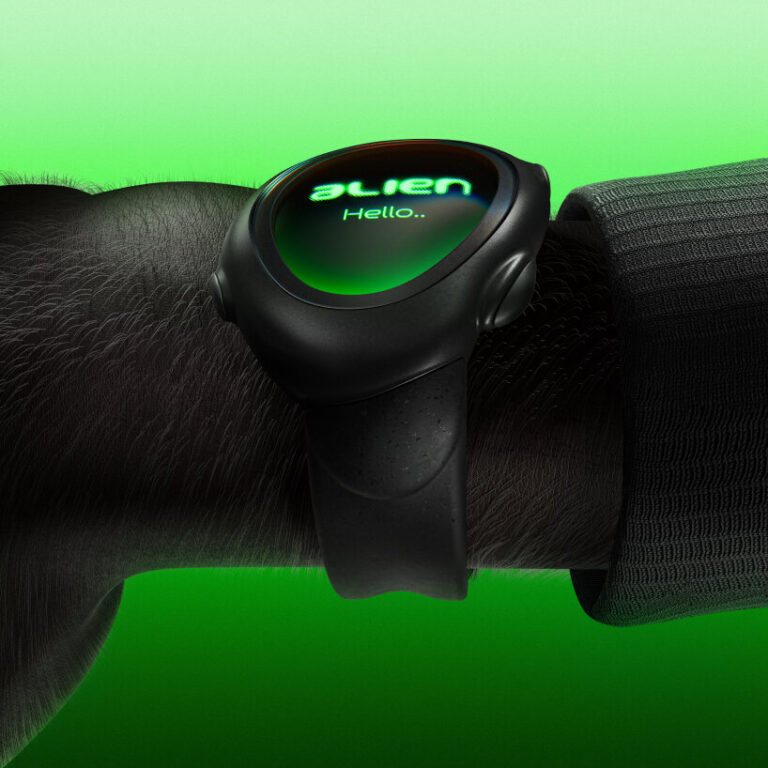 with sci-fi elements and organic form, ALIEN smartwatch channels space ...