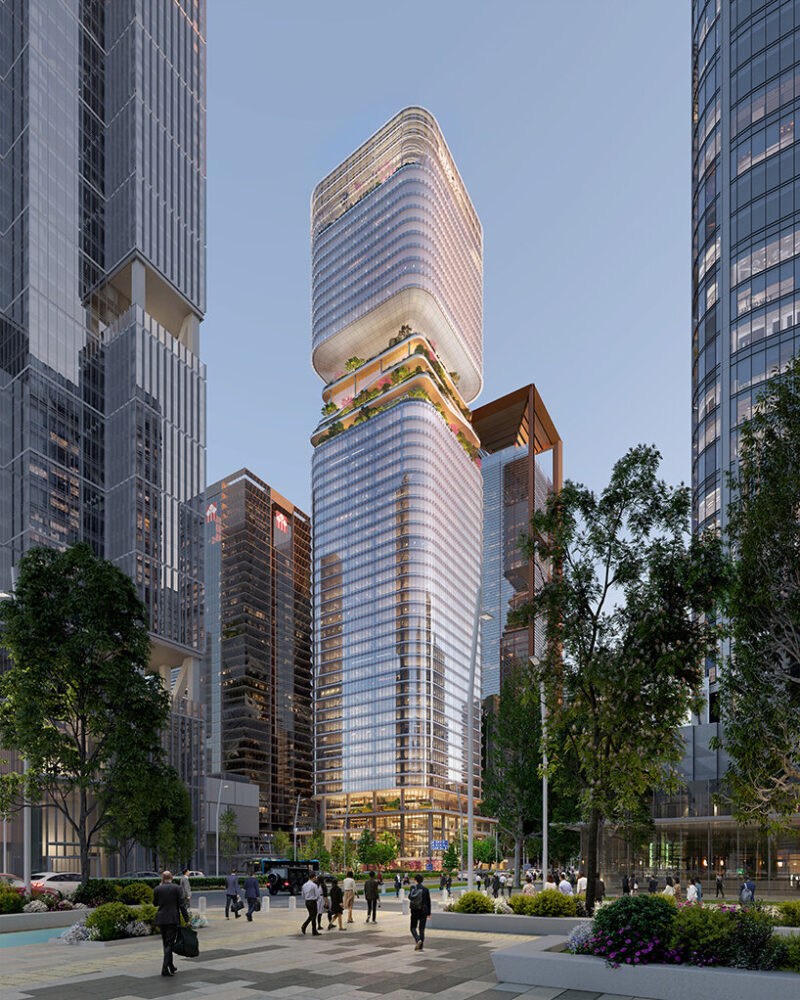 SOM breaks ground on blossoming CIMC tower in shenzhen