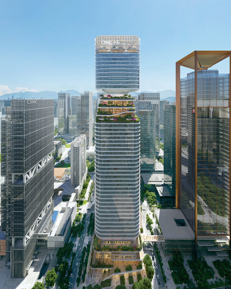 SOM breaks ground on blossoming CIMC tower in shenzhen