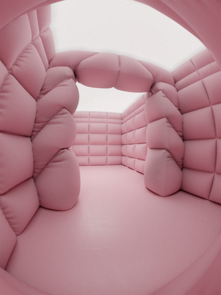 andrés reisinger's pink sculptures & videos fill moco museum