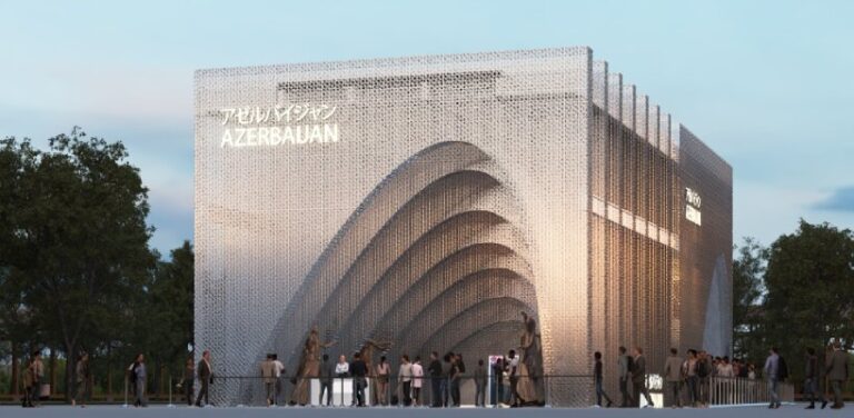 seven monumental arches nod to azerbaijani poetry at the nation's expo ...