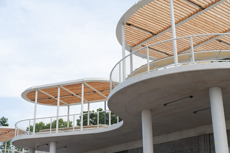 vibrant-colored platforms by mostlikely scatter like confetti on vienna ...