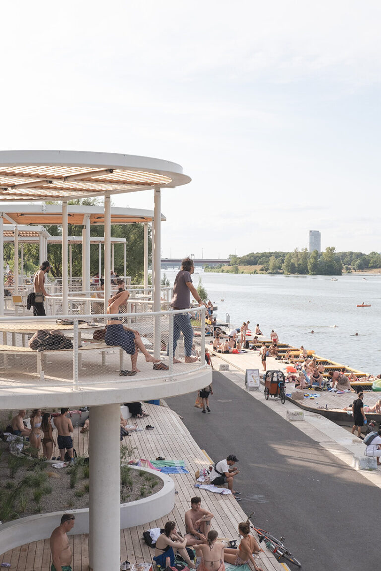 vibrant-colored platforms by mostlikely scatter like confetti on vienna ...