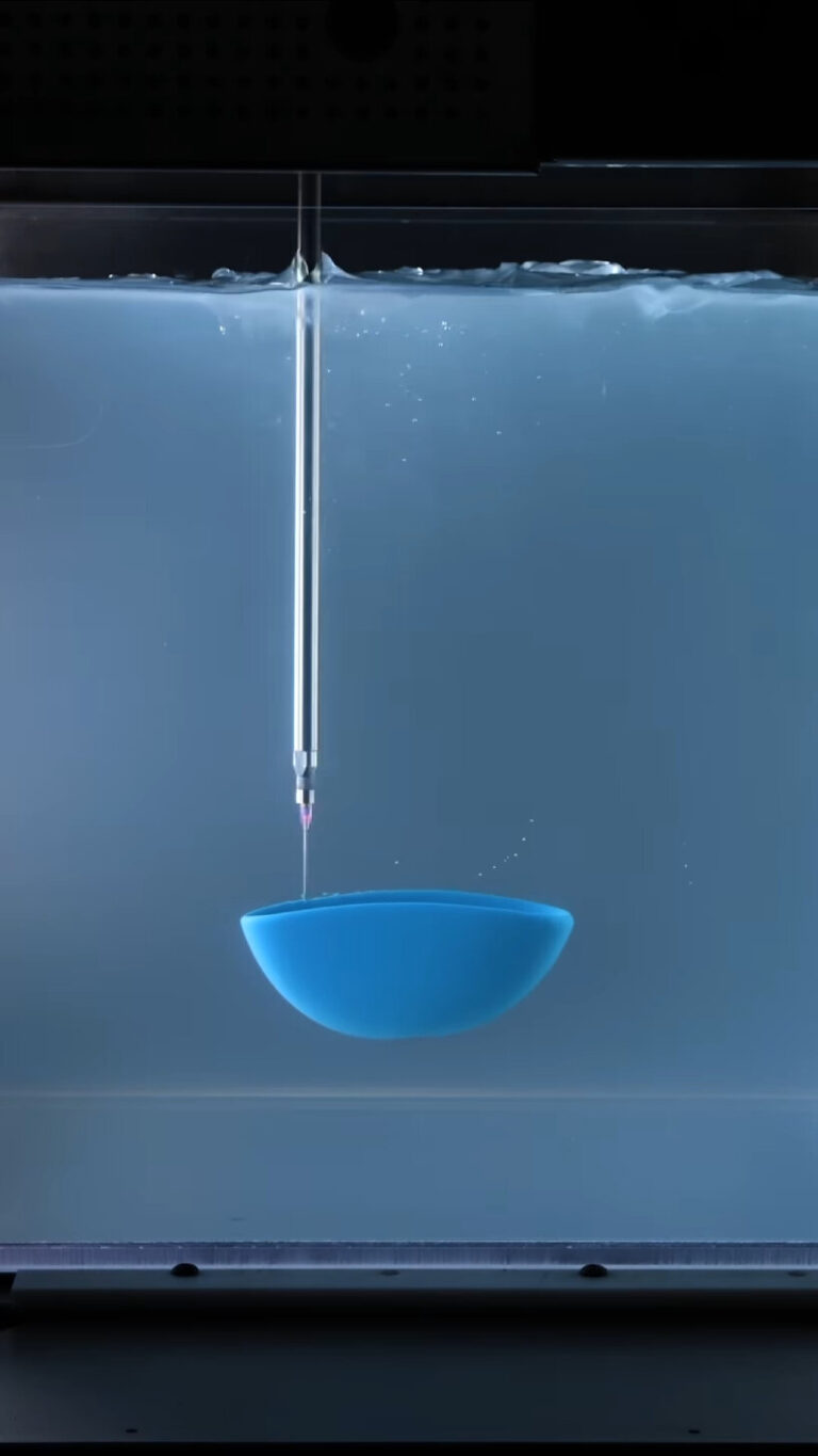 coperni 3D prints ariel’s swipe bag inside a pool of water gel for its ...