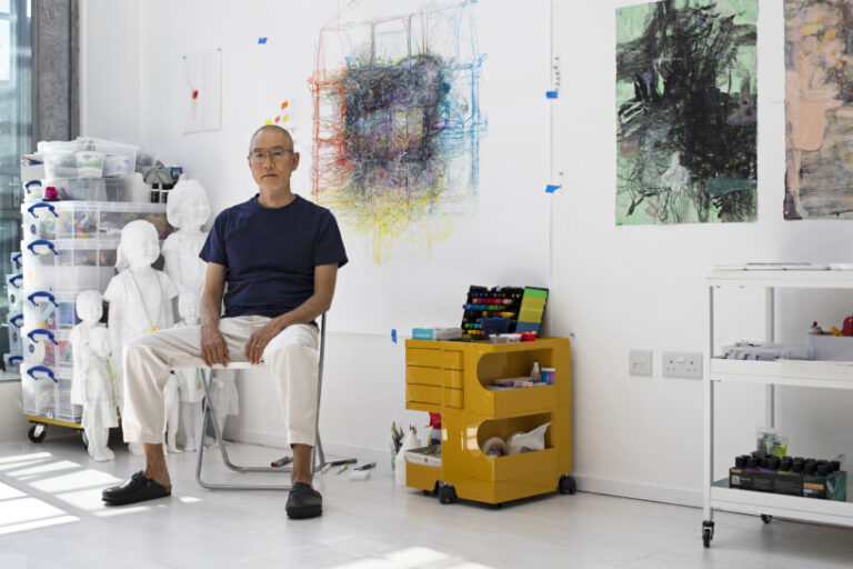 do ho suh’s exhibition shows his vibrant sculptures at moody center