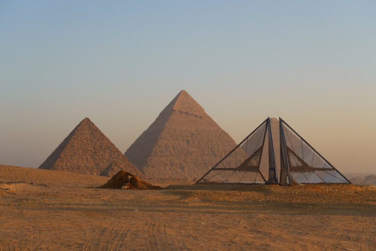 fourth forever is now turns giza pyramids into open-air contemporary ...
