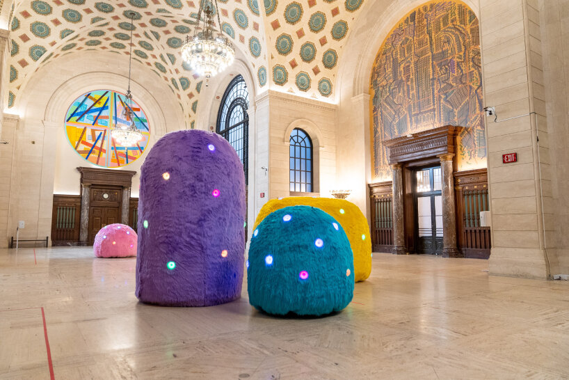 friendswithyou’s autonomous fuzzy robots play healing sounds inside ...
