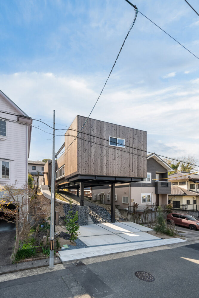 nanometer architecture shelters garden under 'house off the ground' in ...