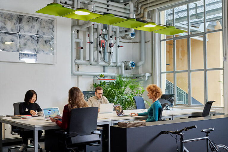 iguzzini light shed unites smart light, sound control & eco-friendly design