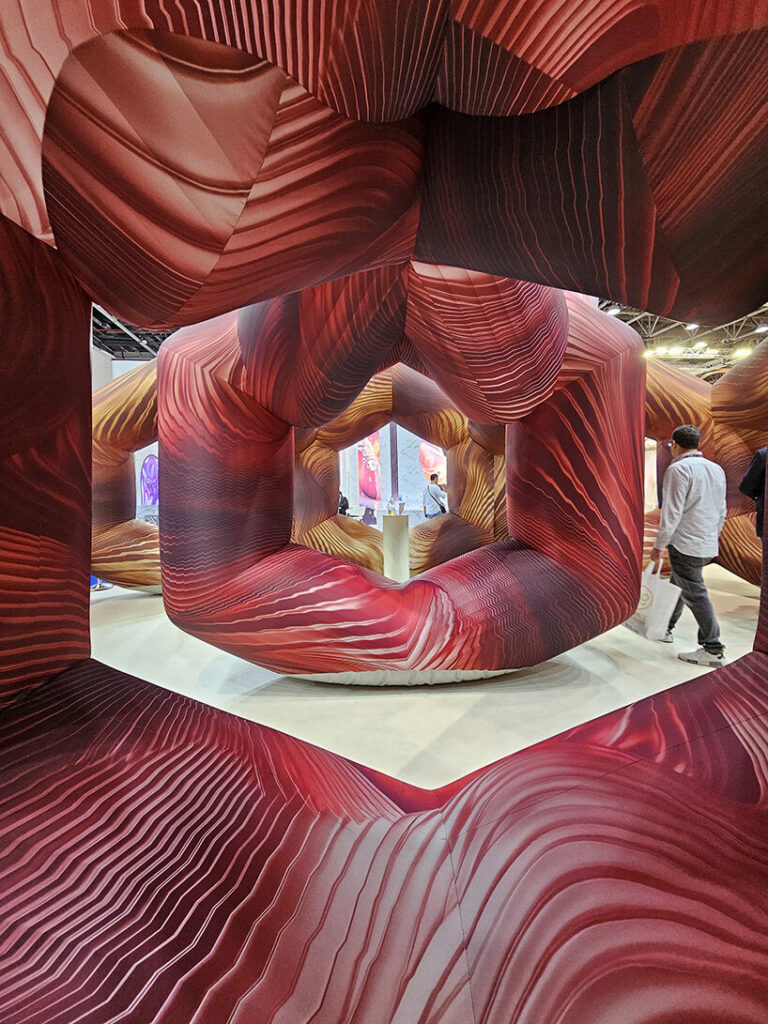 scented labyrinthine installation by cyril lancelin unfolds within ...