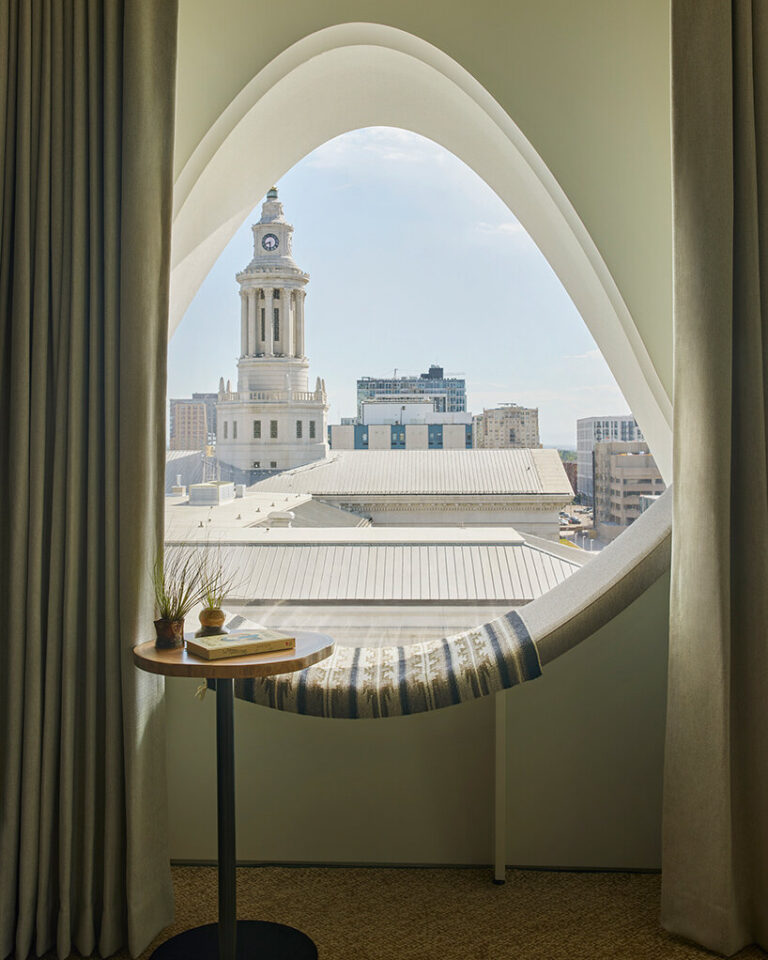 studio gang's aspen tree-inspired hotel 'populus' opens in denver