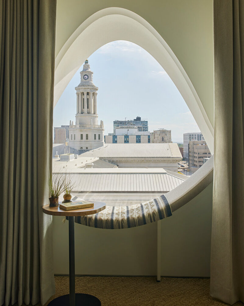 studio gang's aspen tree-inspired hotel 'populus' opens in denver