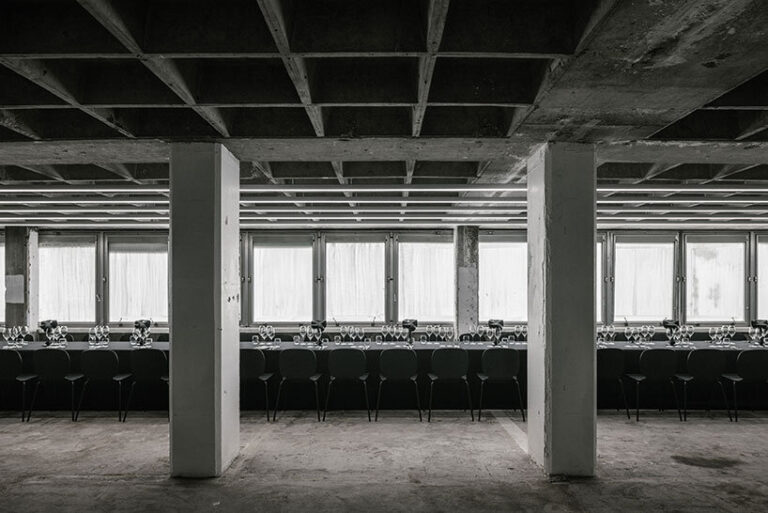 carsten höller and we are ona unveil monochromatic dining experience ...