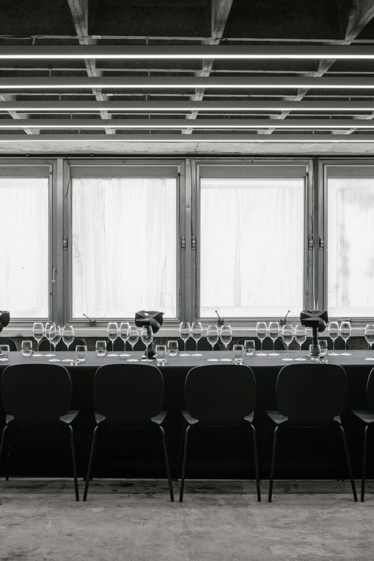 carsten höller and we are ona unveil monochromatic dining experience ...