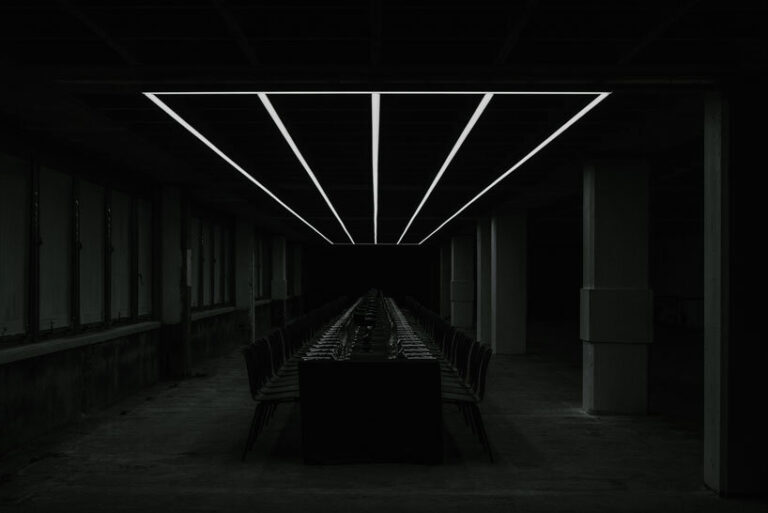 carsten höller and we are ona unveil monochromatic dining experience ...