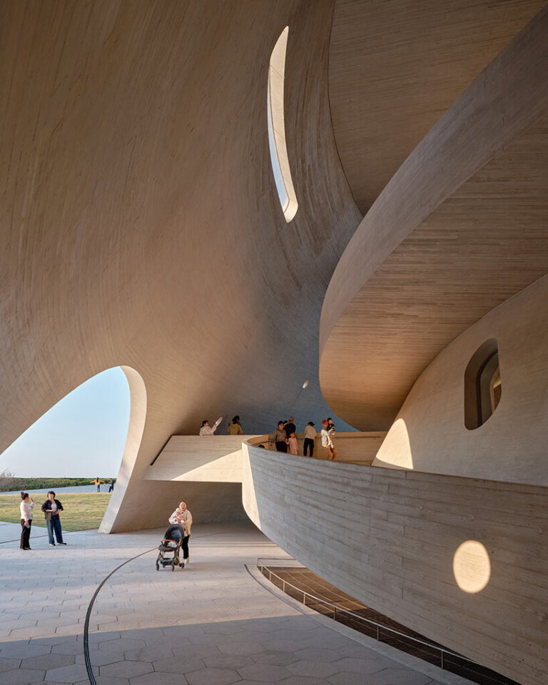 sculpted by sunlight: OPEN architecture completes 'sun tower'