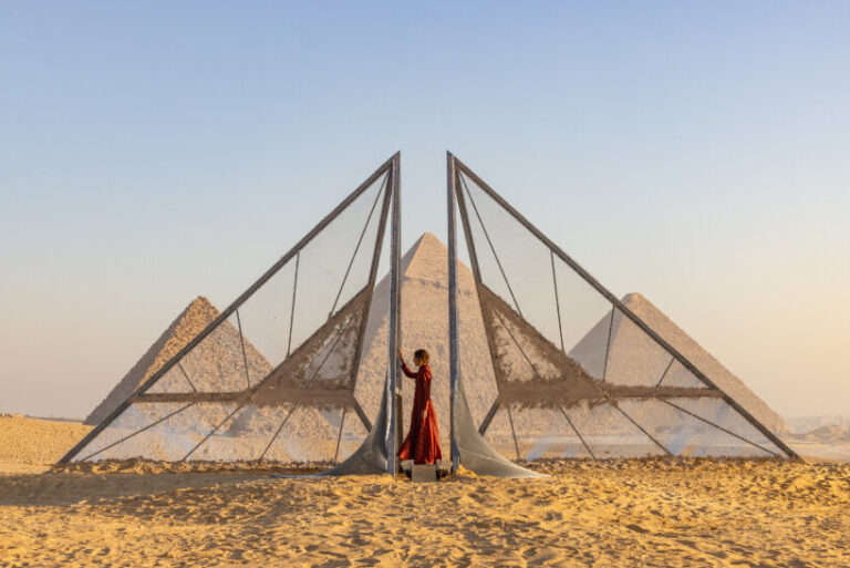 interview: nassia inglessis' pyramid sculpture merges human and ...