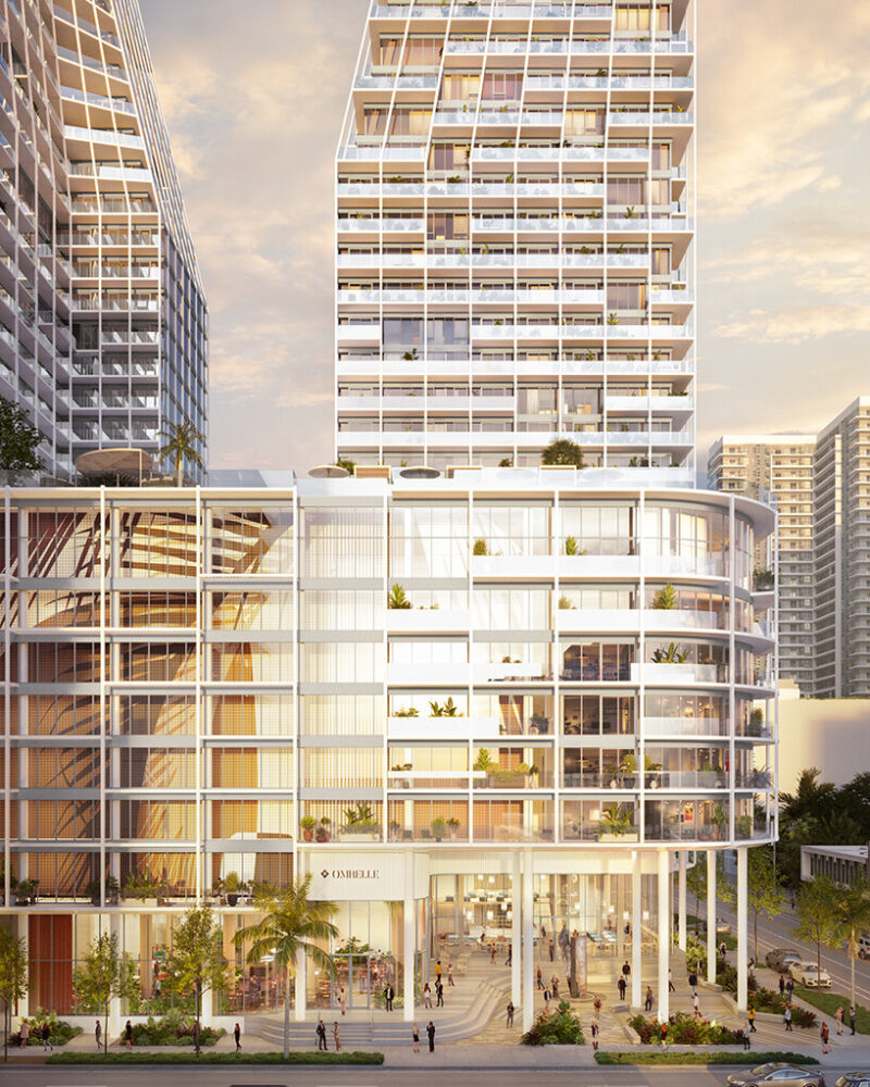 ODA's 'ombelle' tower to bring luxury homes to fort lauderdale