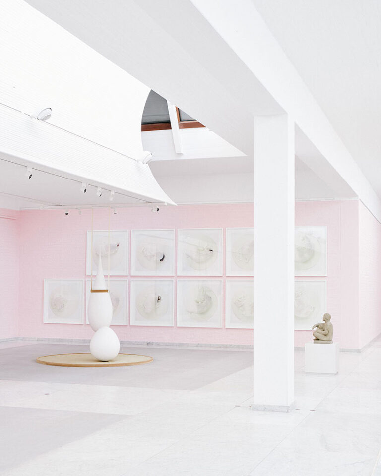stine goya curates ethereal pink universe at kunsten museum, exploring ...