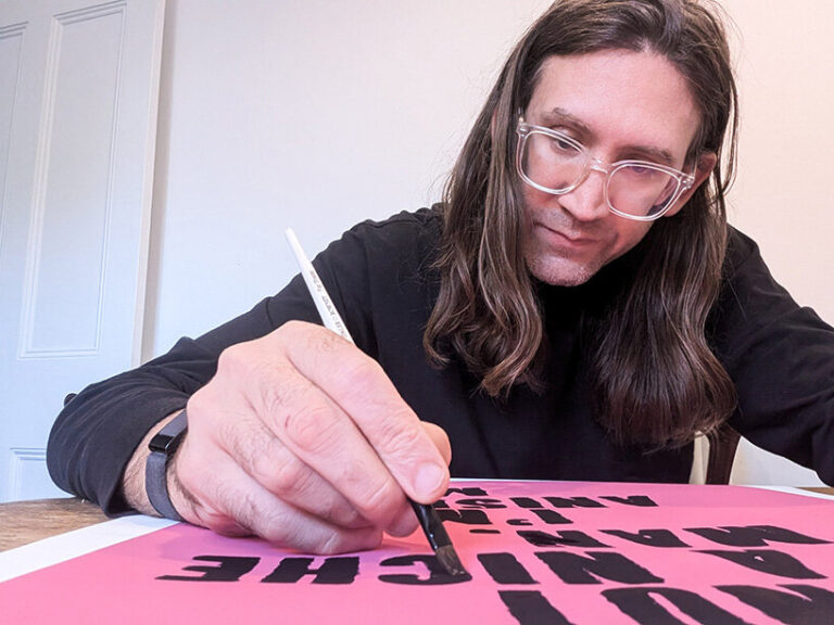stuart semple signs his artworks NOT A NICHE MAN under new legal name ...
