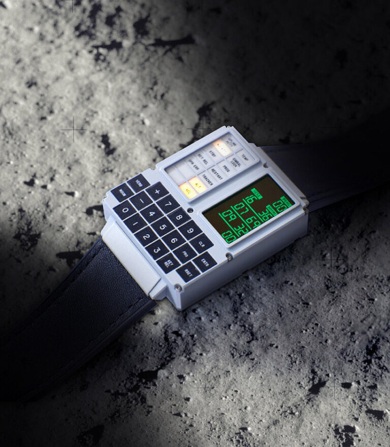 apollo instruments unveils computer-styled DSKY moonwatch