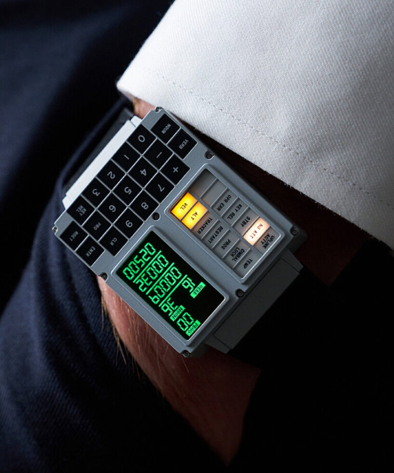 apollo instruments unveils computer-styled DSKY moonwatch