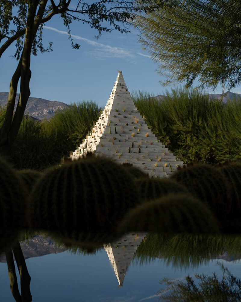 the living pyramid to bloom in coachella: agnes denes for desert X