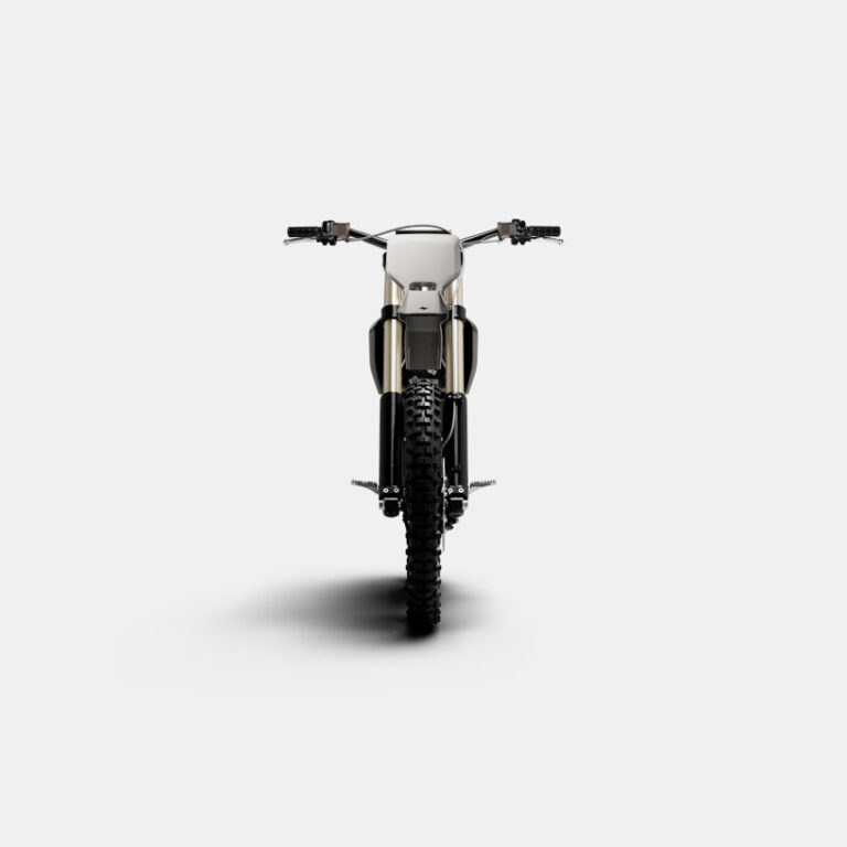dust moto equips electric dirt bike hightail with a clutchless setup