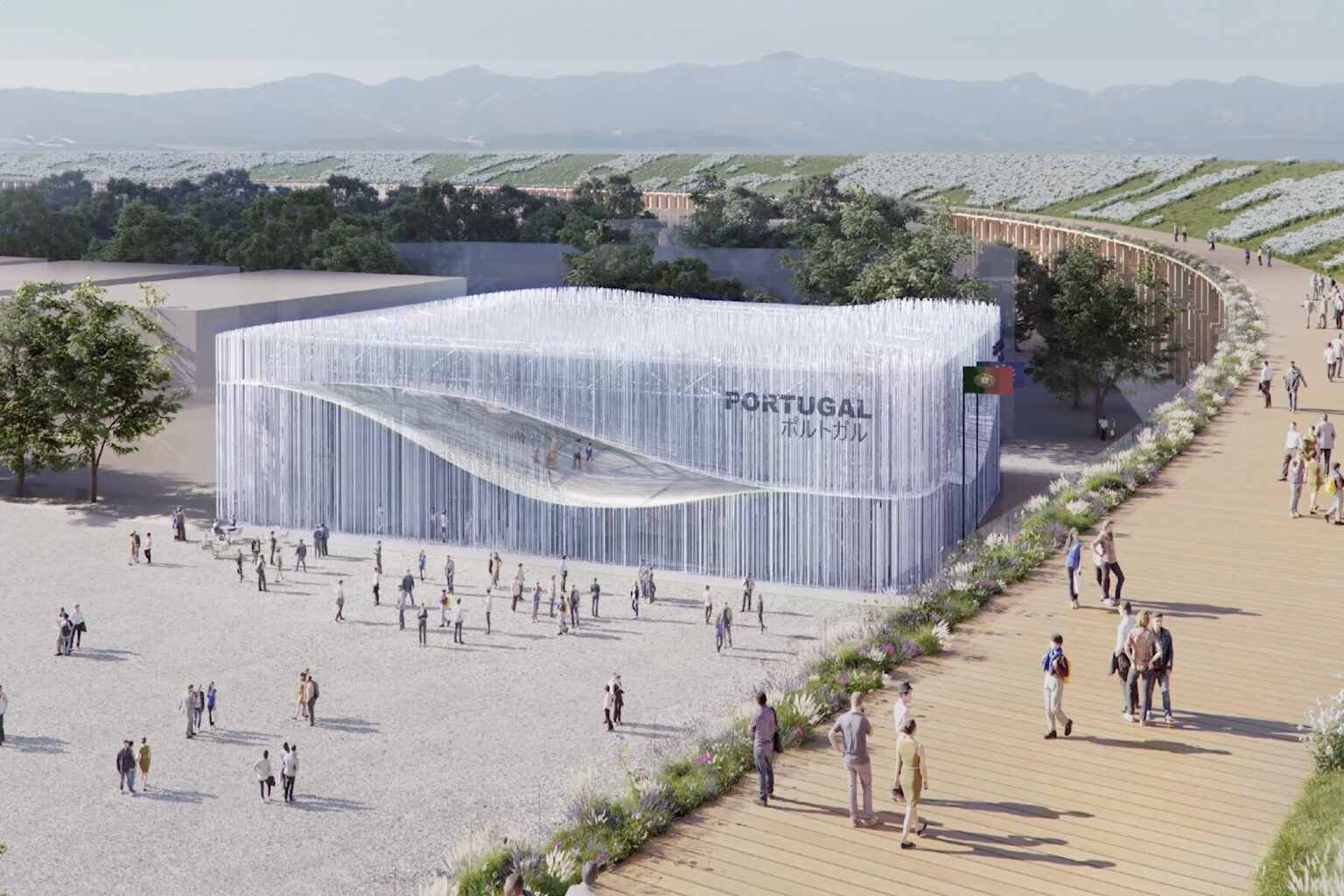 kengo kuma designs portugal pavilion for expo 2025 osaka as ethereal ...