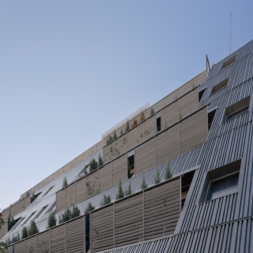 light-filtering brick facade wraps postpartum care center in seoul