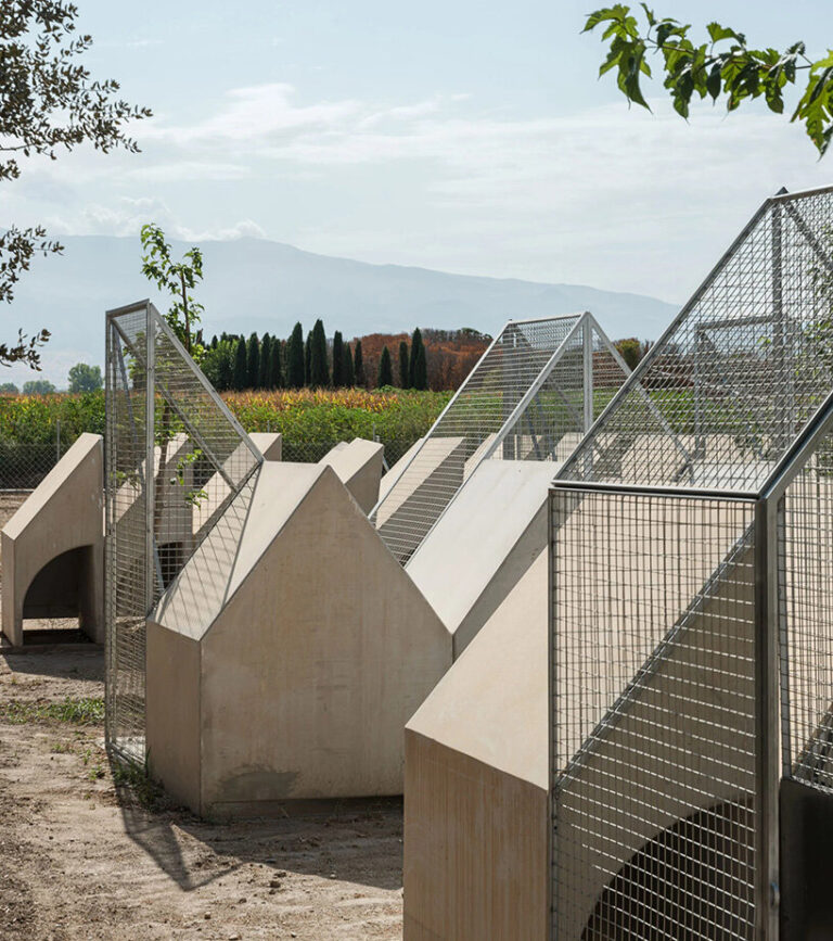 modular units house dogs in serrano + baquero’s spanish shelter
