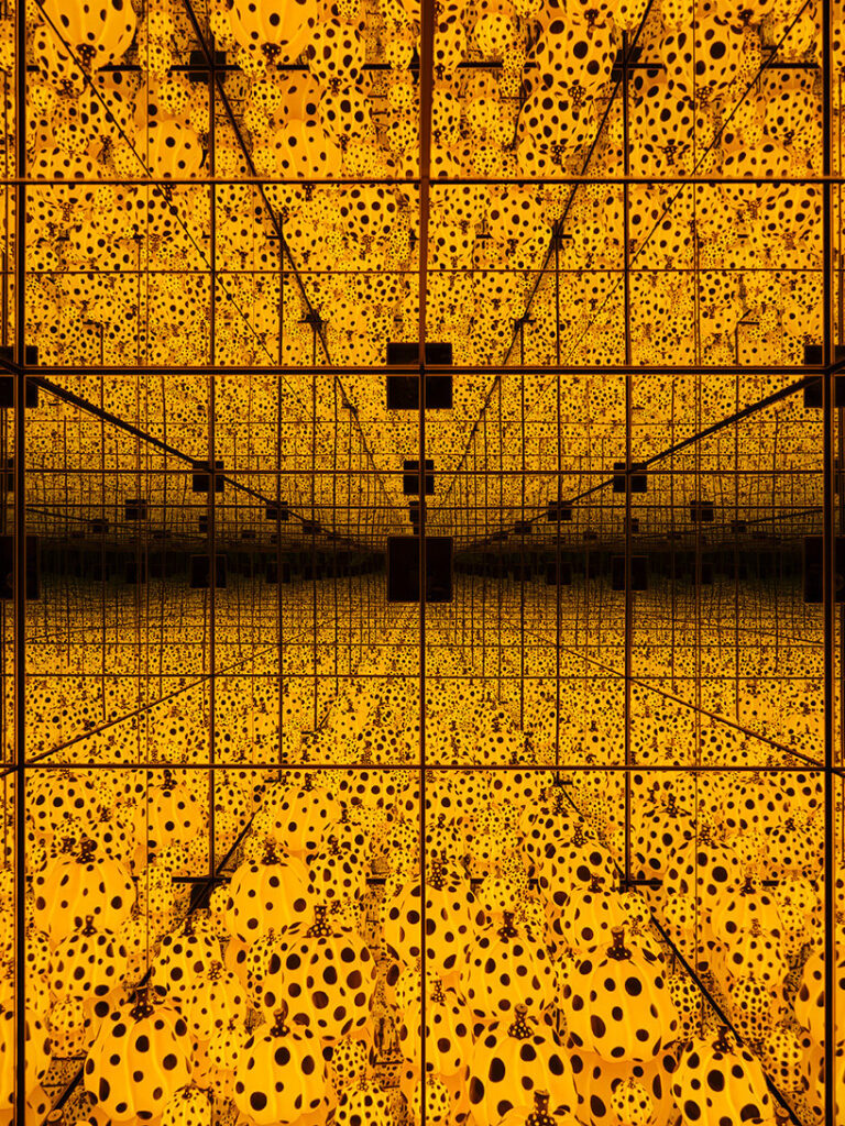yayoi kusama unveils new infinity mirror room alongside 200 more works ...