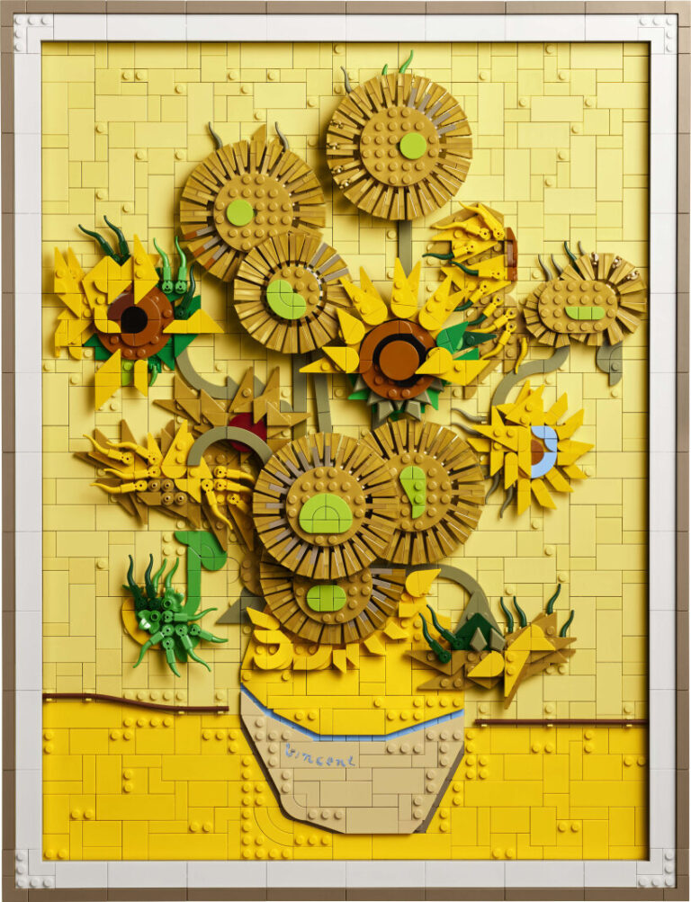 LEGO releases vincent van gogh’s sunflowers set