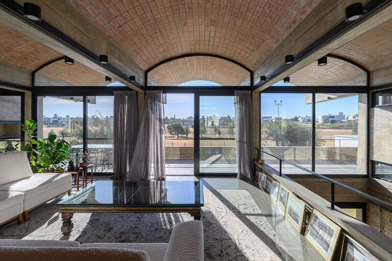 airy vaulted roofs crown robust concrete base of cristián nanzer's ...