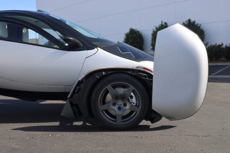 aptera brings solar electric car with three wheels to CES 2025