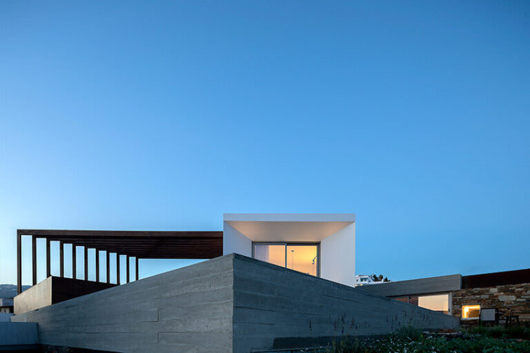 cubic volumes emerge from tinos’ rugged terrain in 'pnoes' hotel by ...