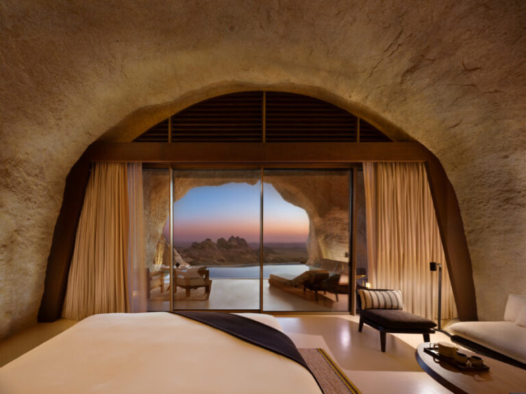 desert rock resort by oppenheim architecture opens in saudi arabia